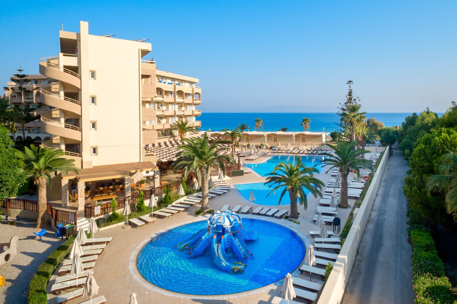 Family Hotel In Rhodes Sun Beach Resort In Ialyssos Rhodes