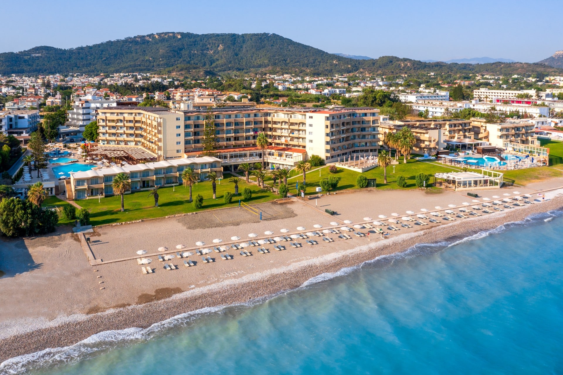 Family Hotel In Rhodes Sun Beach Resort In Ialyssos Rhodes