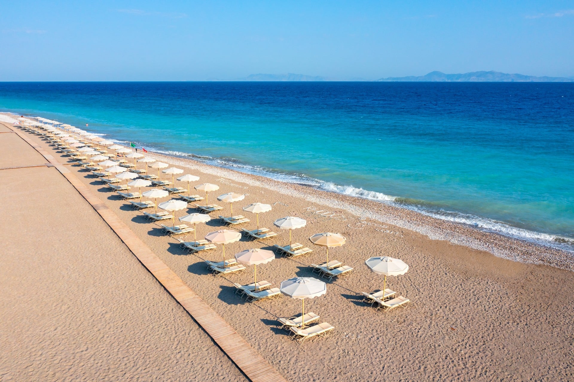Sun Beach Hotel Private Beach Ialyssos Beach Rhodes