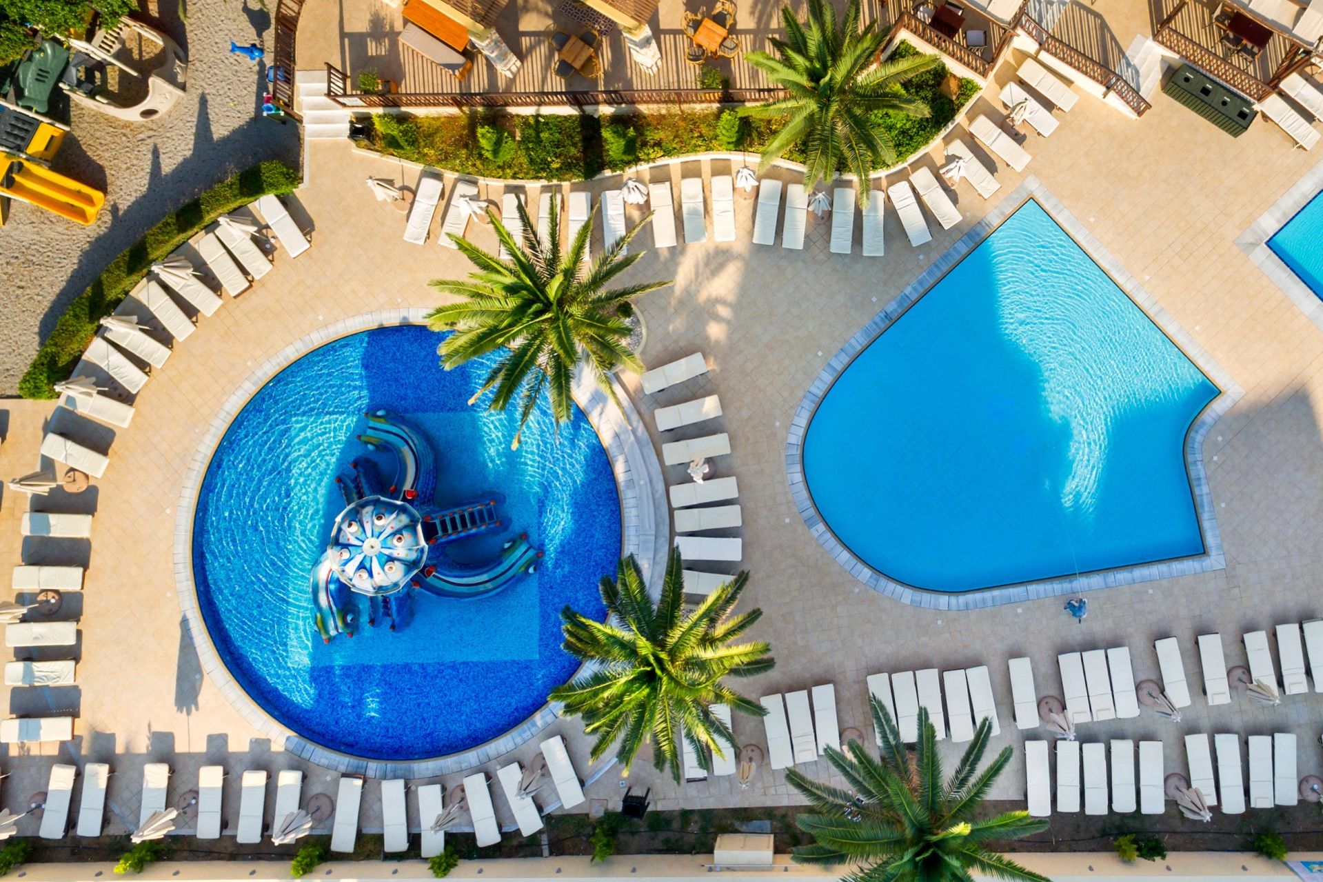 Leisure facilities at the Sun Beach Resort Complex in Rhodes